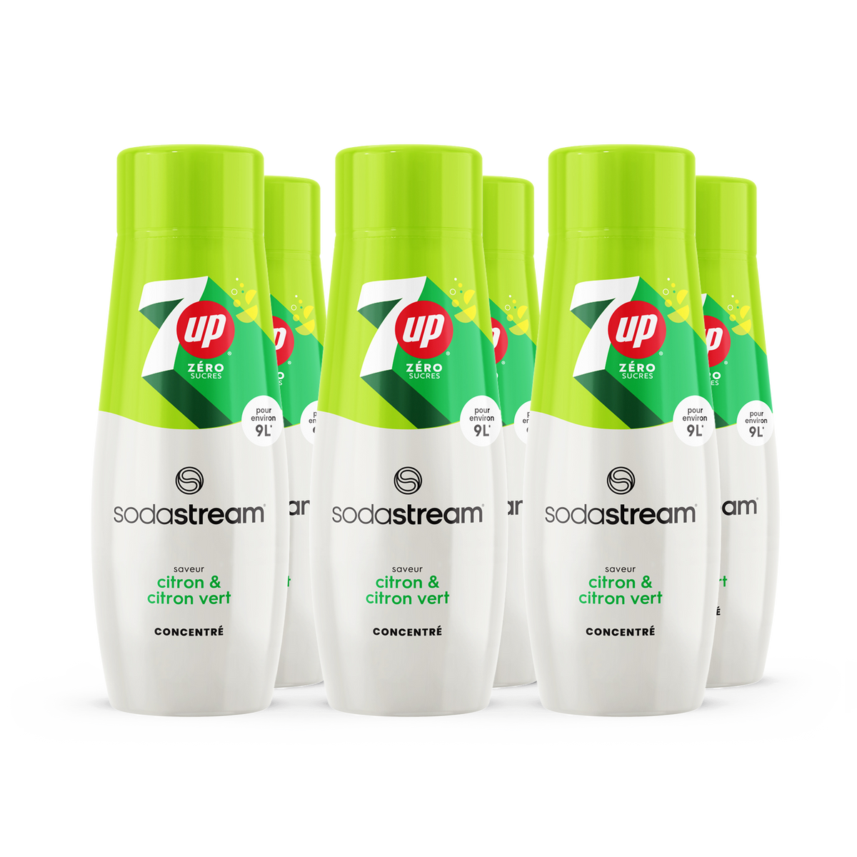 SodaStream Sirop Concentré 7up Free Sans Sucre 6-pack – Sodastream France