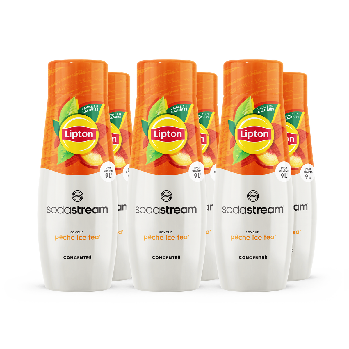 SodaStream 6-Pack Sirop Lipton Ice Tea Pêche 440ml – Sodastream France